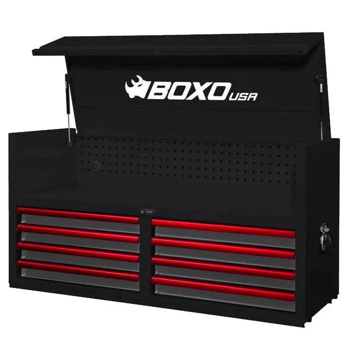 BoxoUSA Pro Series | 53" 8-Drawer Top Chest Tool Box